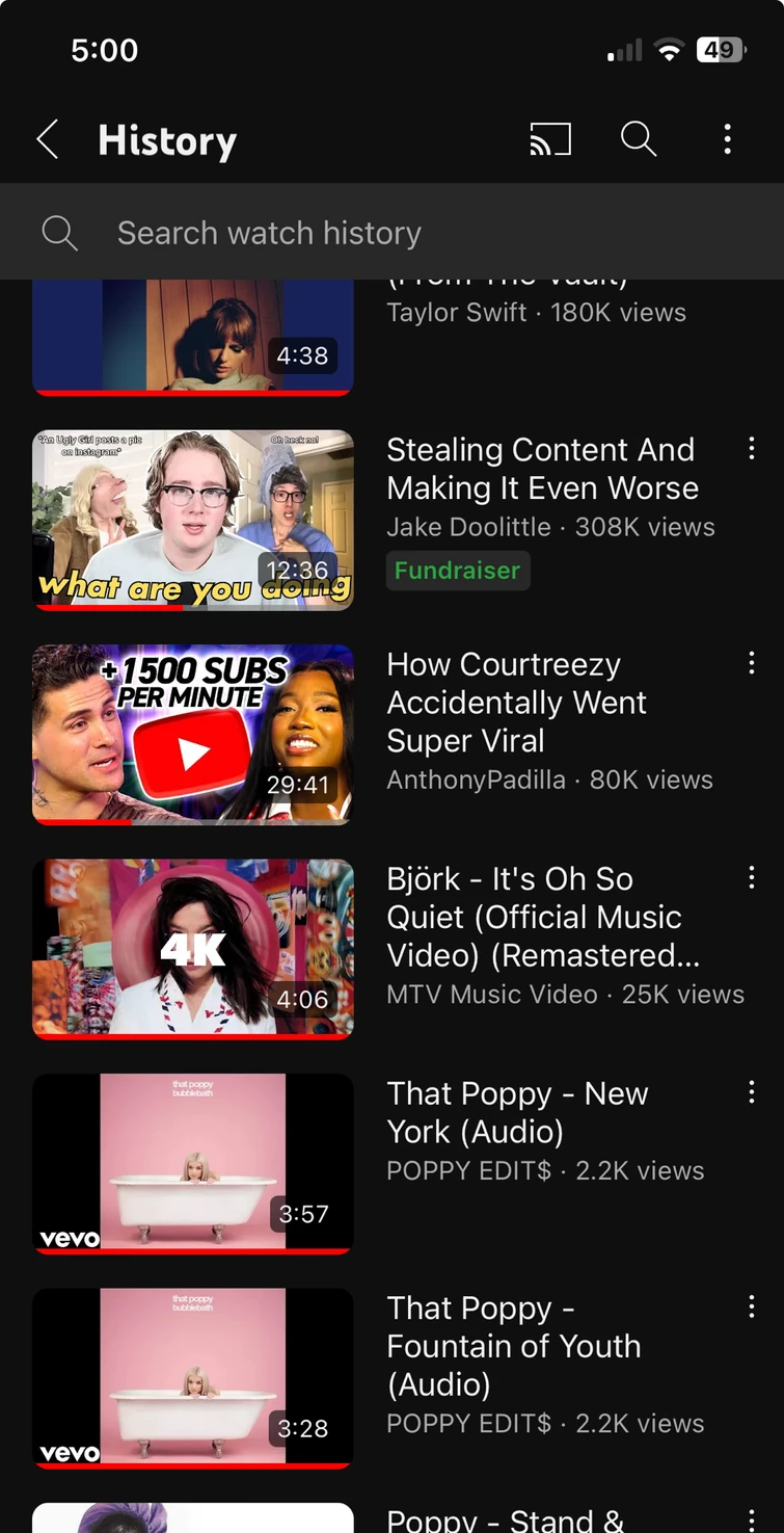 My YouTube music recap | Fandom