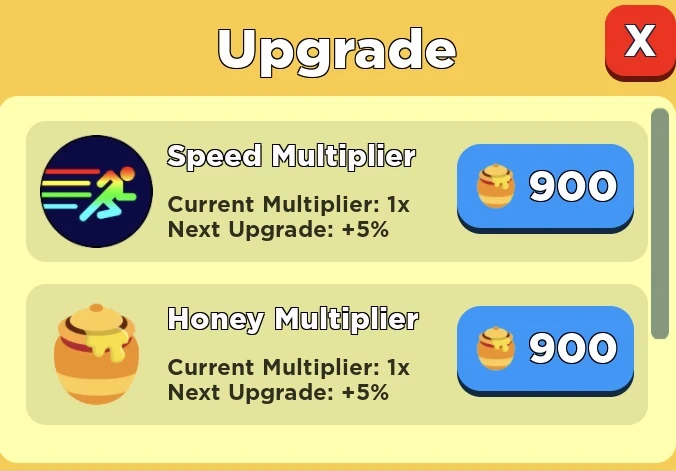 Upgrades | Beeface: Be a Bee! Wiki | Fandom