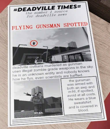 Newspaper | Be Dead Forever simulator Wiki | Fandom