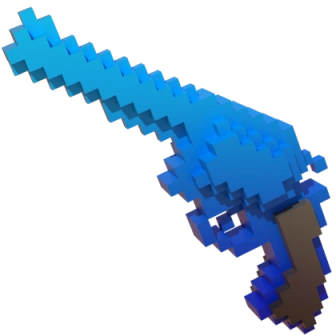 Blue 8-Bit Revolver | Npc or Die! Wiki | Fandom
