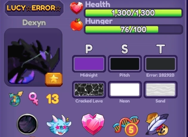 Looking for a moix+ Taking other offers on a 1/3 black error dex | Fandom
