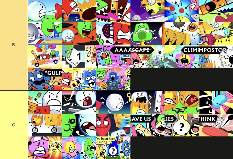 The BFB marathon continues, updated with Post-Split! | Fandom