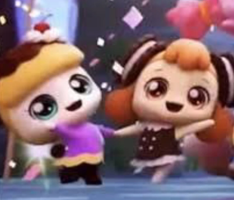 Hotgurt and Hotcake Ping dancing with Lolli Ping | Fandom