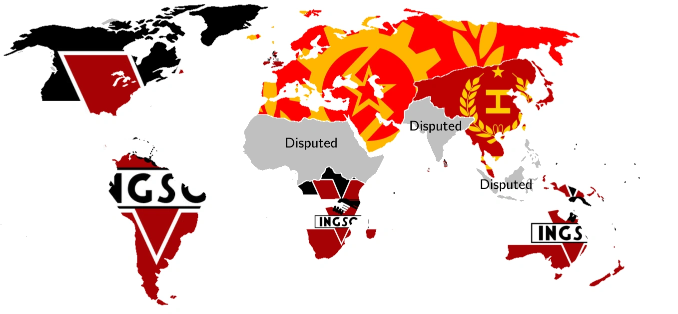 1984 George Orwell Map