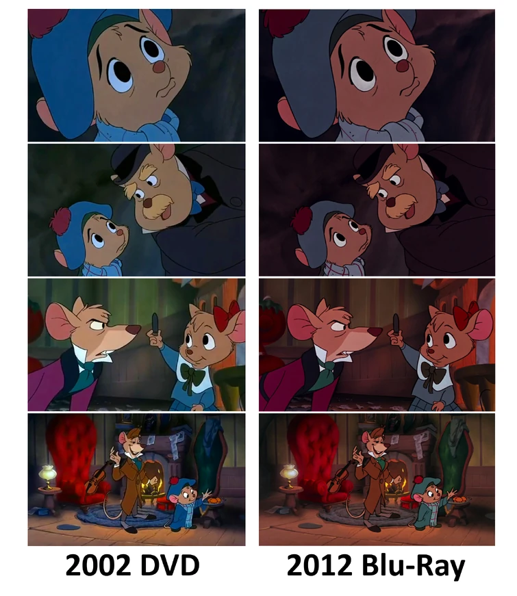 Comparison of Restored Versions of The Great Mouse Detective | Fandom