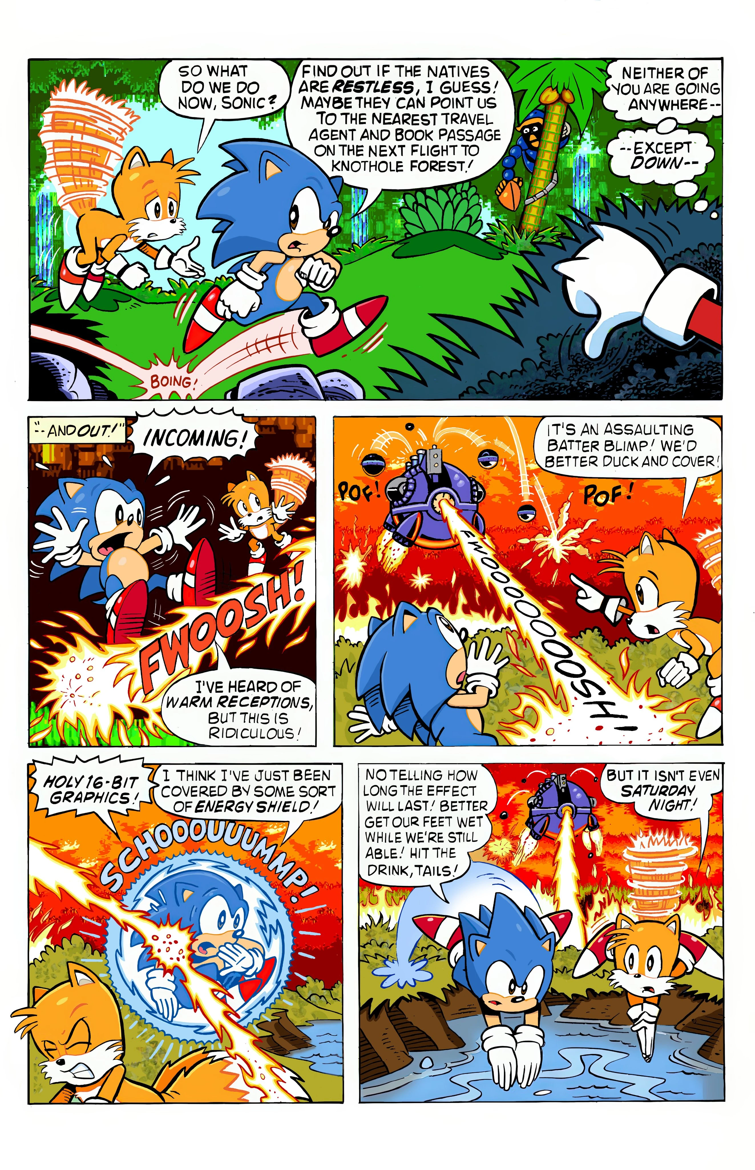 Here's the "reprint" of Archie Sonic #13 | Fandom
