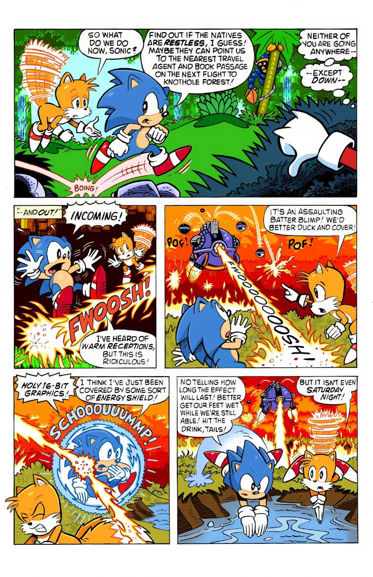 Here's the "reprint" of Archie Sonic #13 | Fandom