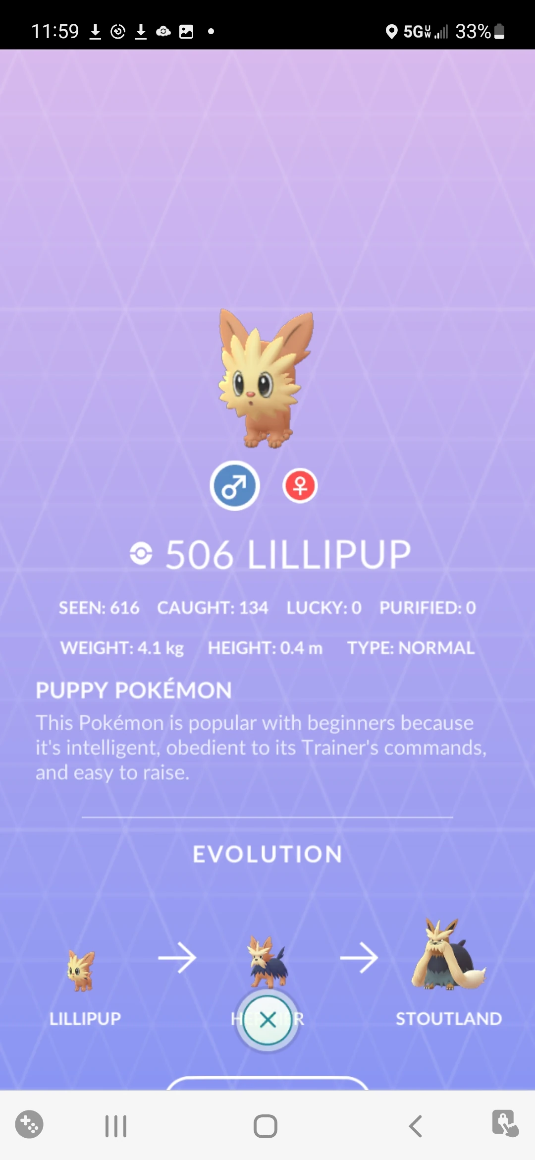 Oh boy, I hope I finally get a Shiny Lillipup. | Fandom