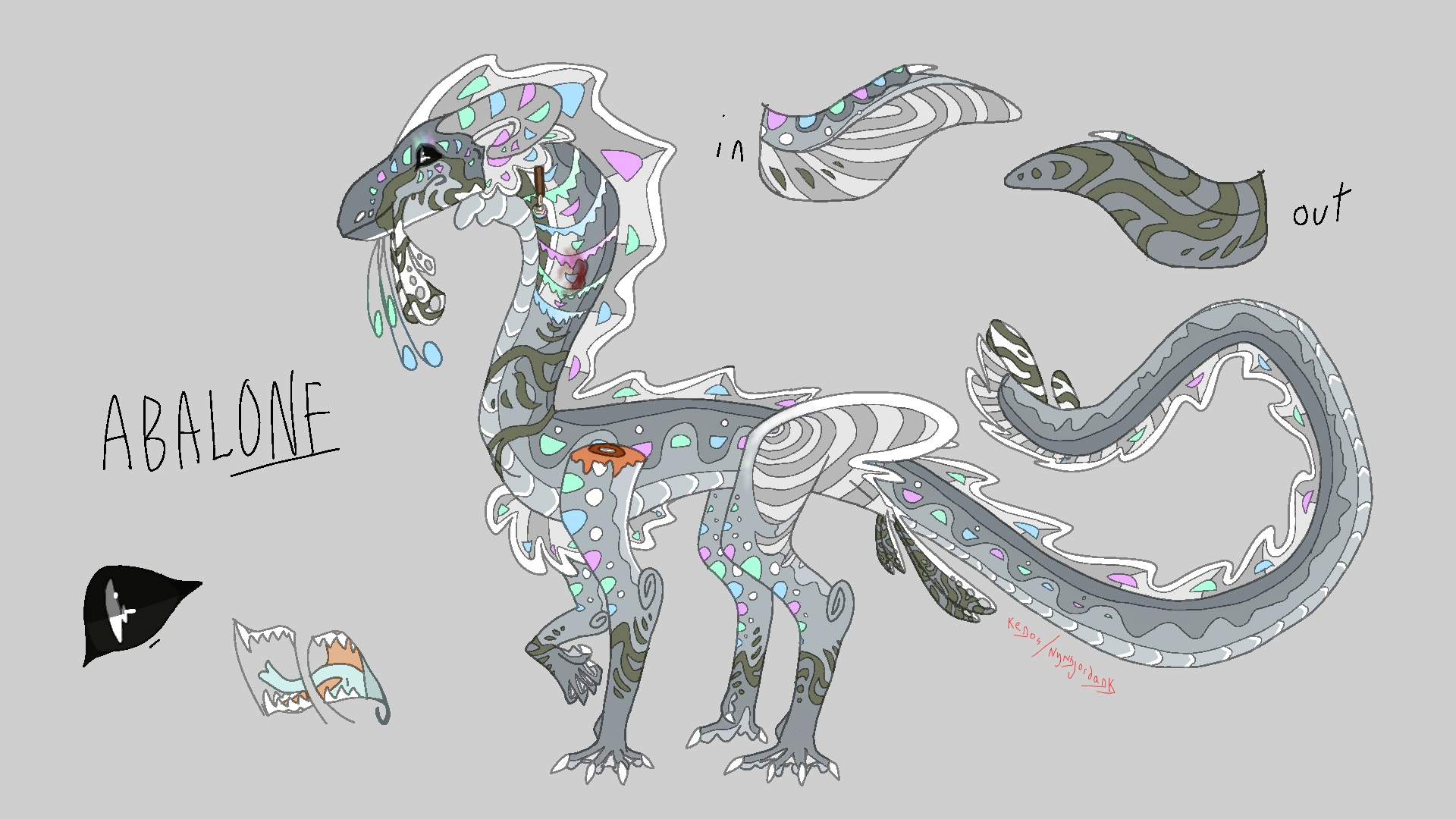 making refs for WoF characters 11 - Abalone | Fandom