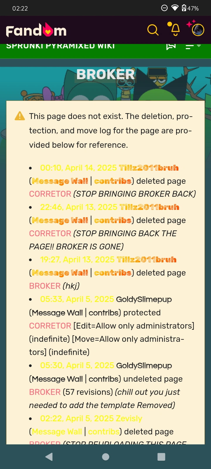 Who removed the broker | Fandom