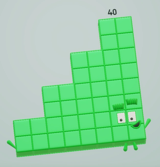 daily numberblock 40 | Fandom