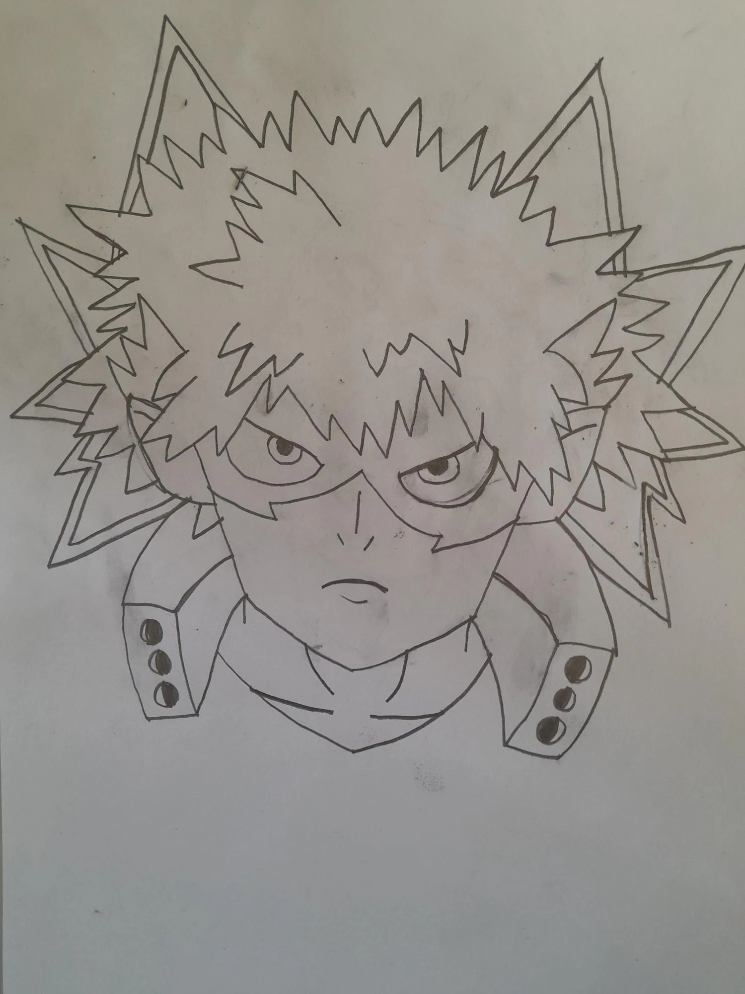 My drawing of Katsuki Bakugo | Fandom