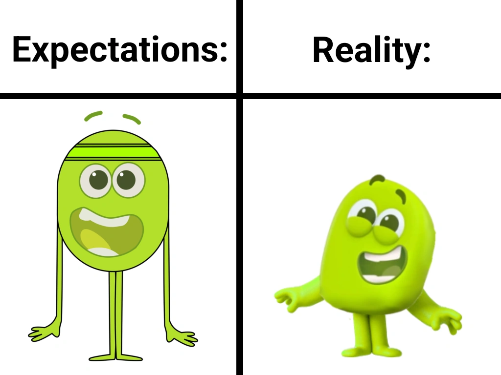 Color Block Lime: Expectations VS Reality. | Fandom