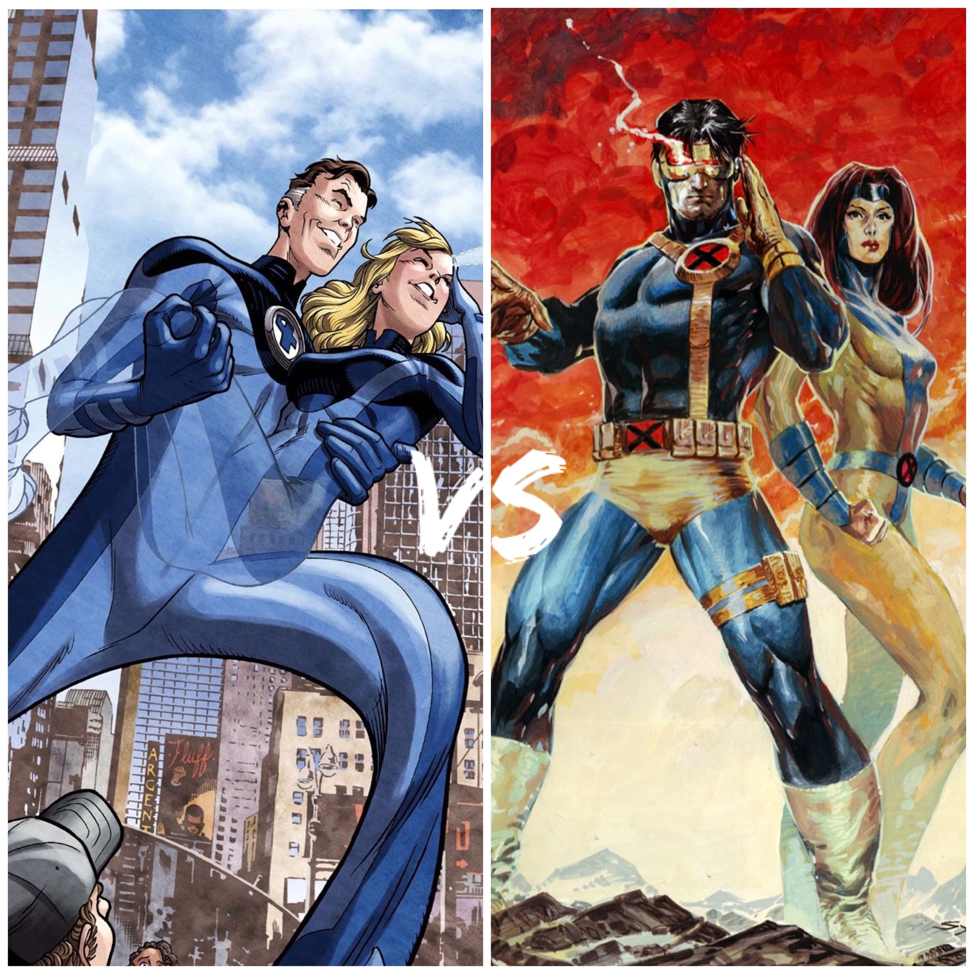 Mr. Fantastic & Invisible Woman vs Cyclops & Jean Grey | Fandom