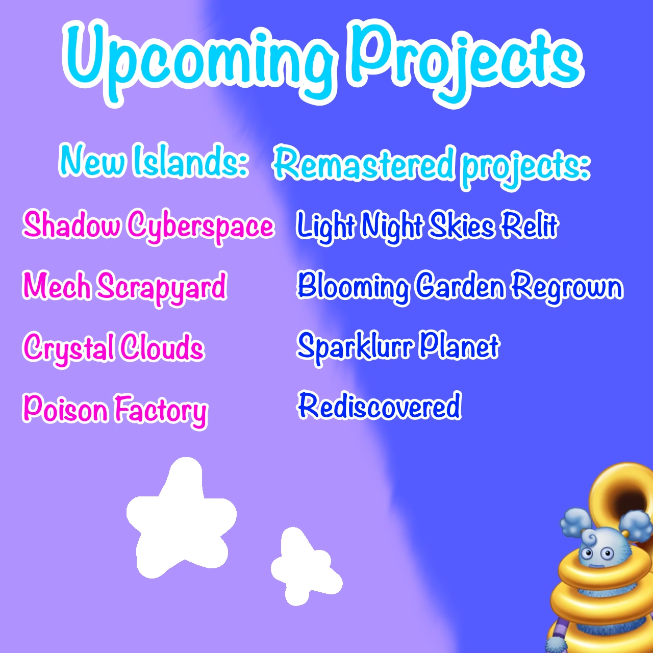 Upcoming Stuff | Fandom