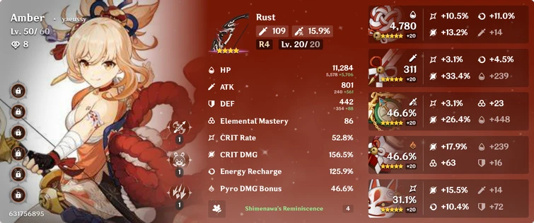 advice and thoughts on my future yoimiya build? | Fandom