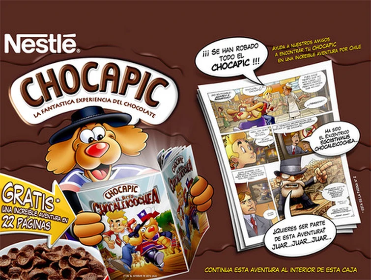 chocapic comic el reto chocalecochea (comic posiblemente perdido,200 ...