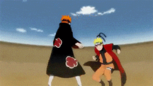 Naruto vs pain GIF | Fandom