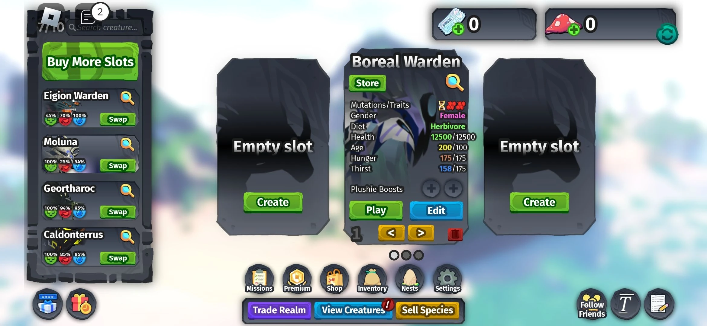 Auctioning a double red trait boreal Stored | Fandom