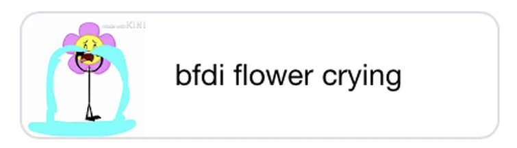 bfdi flower crying | Fandom