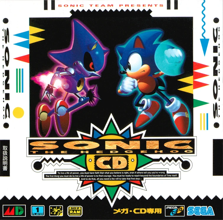 OVA Logo Was Originally Sonic CD Logo from the Cover in JP | Fandom