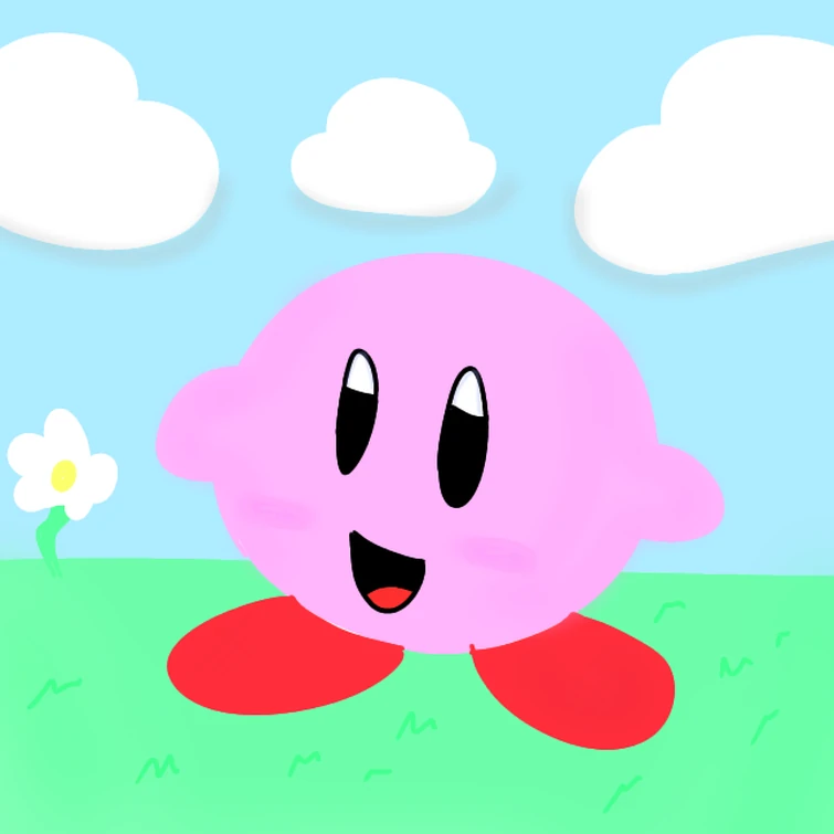 Line-less kirby art | Fandom