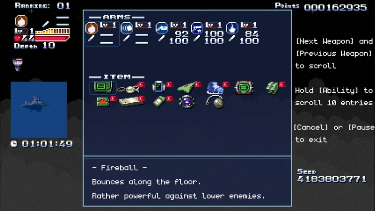 completed my first full run !! ^_^ [Doukutsu Randamu] | Fandom