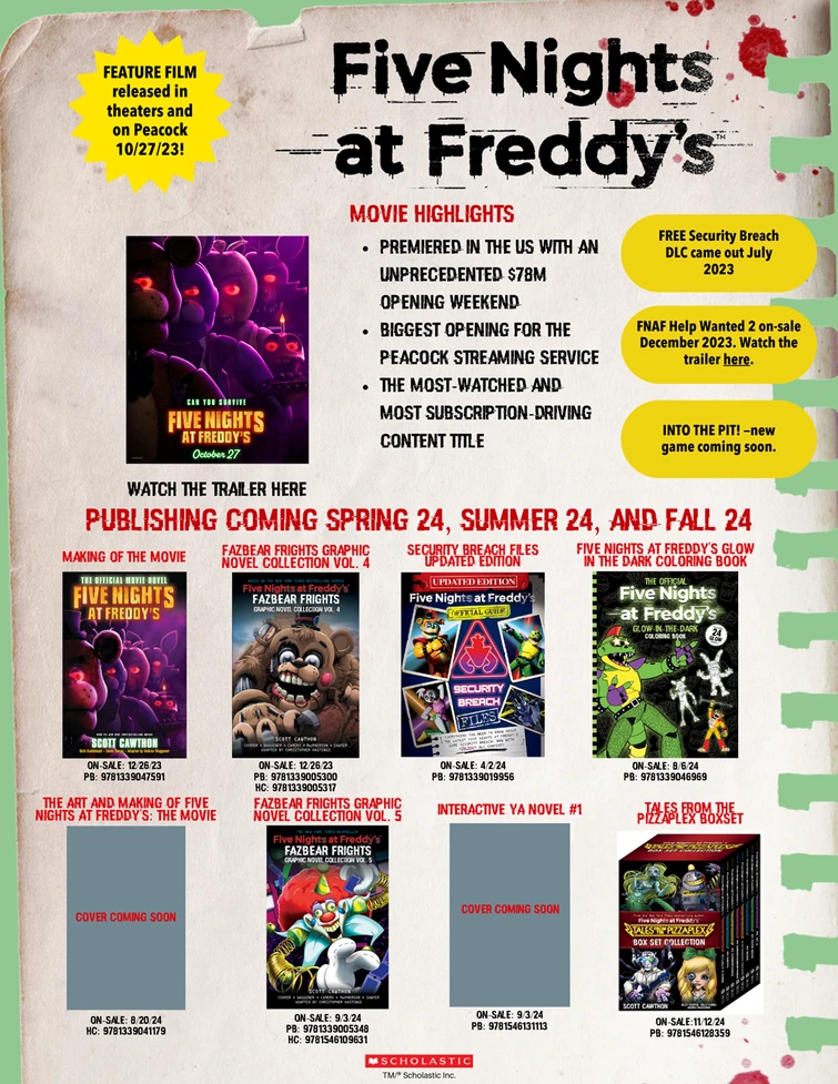 El nuevo listado de Scholastic revela próximas entregas. | Fandom