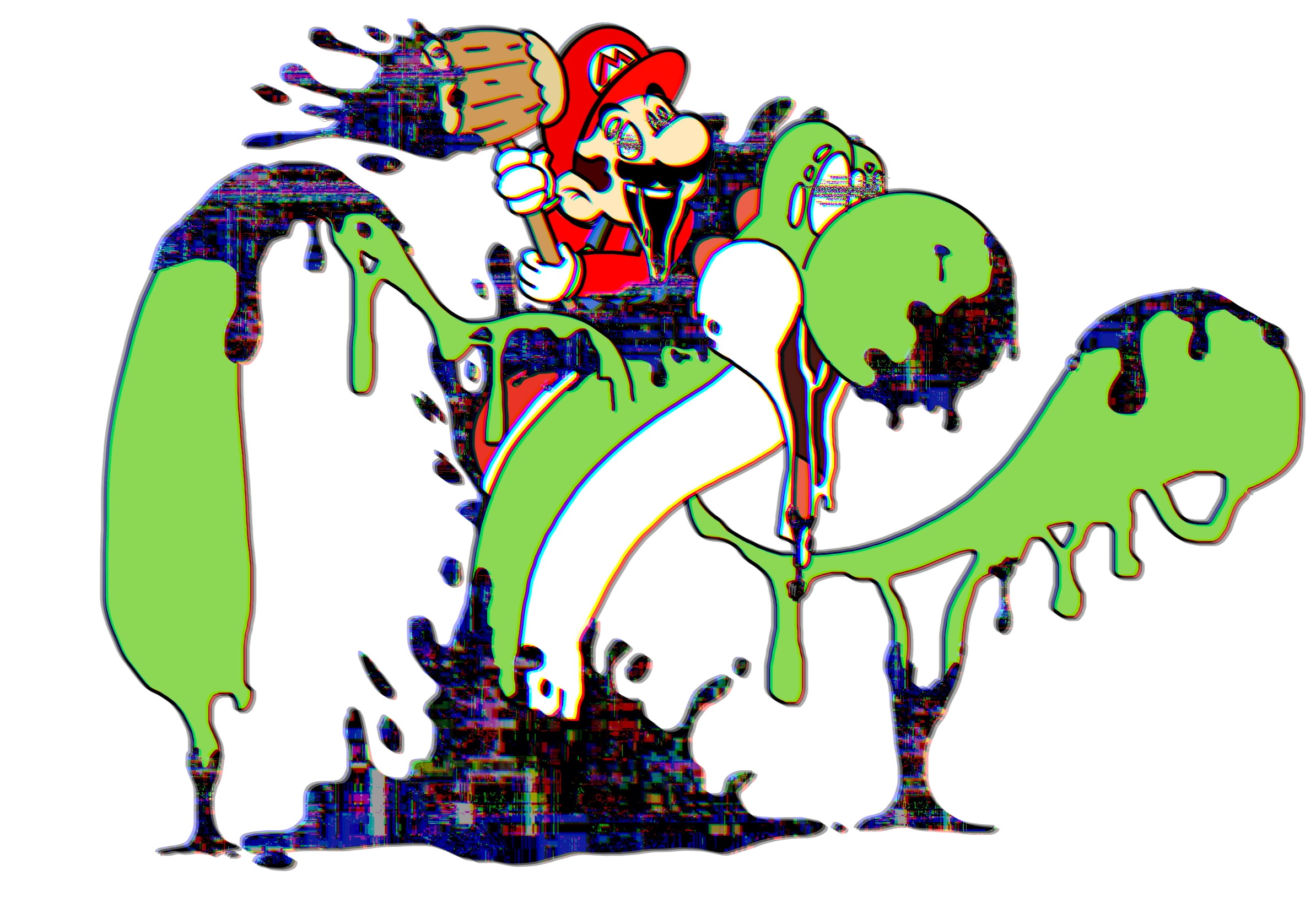 Corrupted Mario and Yoshi Concept | Fandom