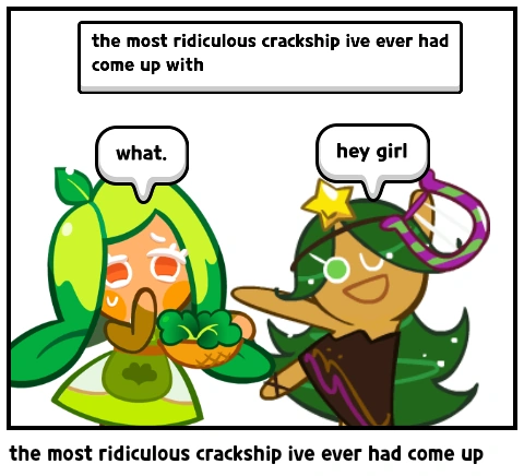 the most ridiculous crackship ive ever had come up with | Fandom