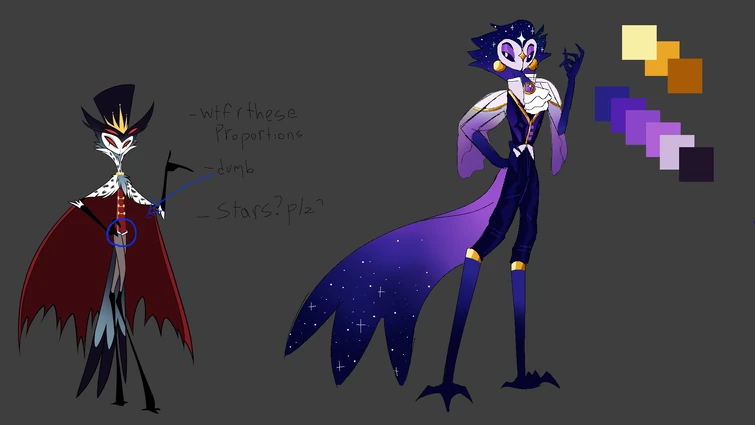 Felt like posting these hellaverse redesigns | Fandom