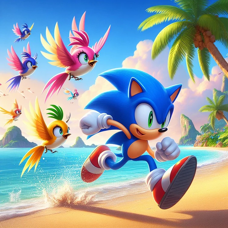 Sonic in Flickies' Island | Fandom