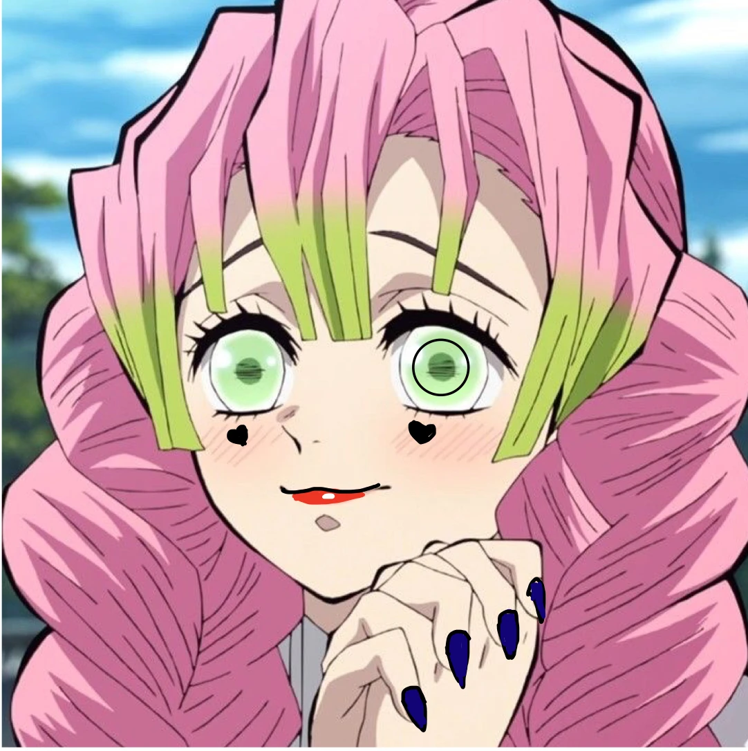 I couldn’t make Mitsuri look bad so here’s her with makeup | Fandom