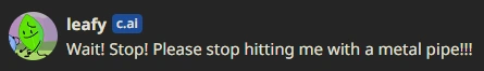 stop hitting me with a metal pipe | Fandom