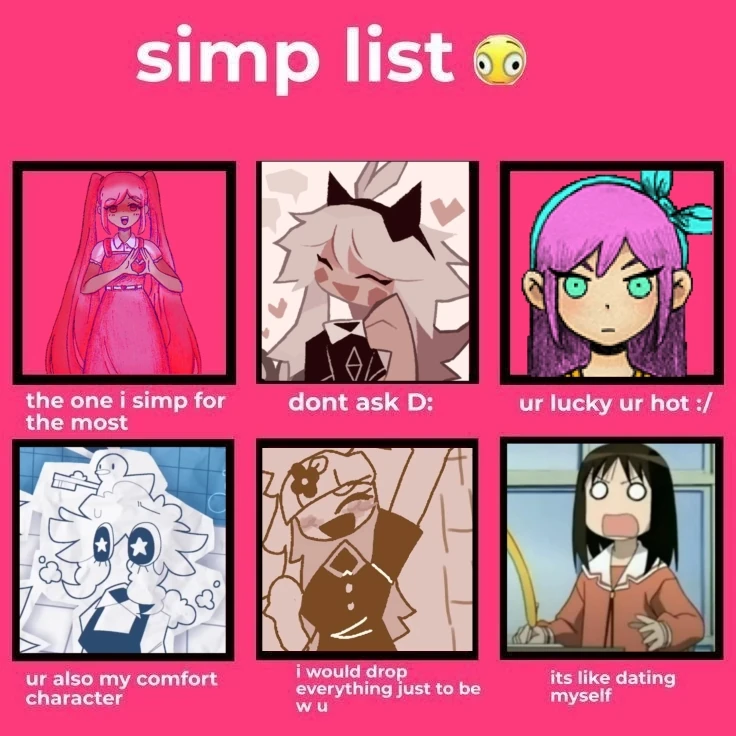 Late for the trend by yeah- Simp List | Fandom