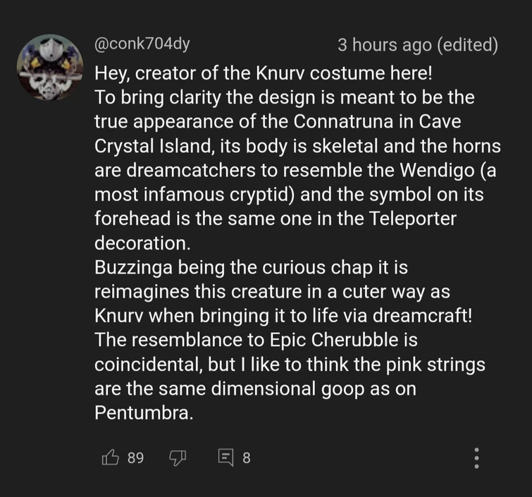 Found some "official" info regarding Knurv's new Costume! | Fandom