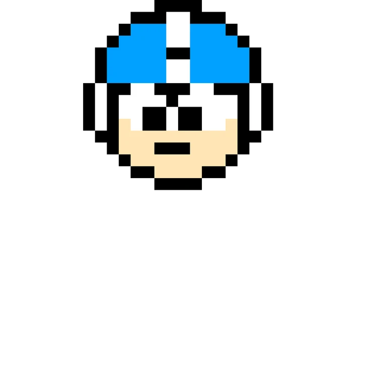 My pixel drawing of Mega Man | Fandom