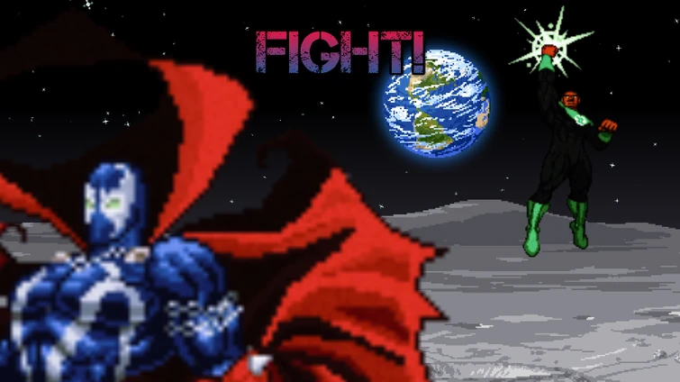 John Stewart vs Spawn Sprite Art | Fandom