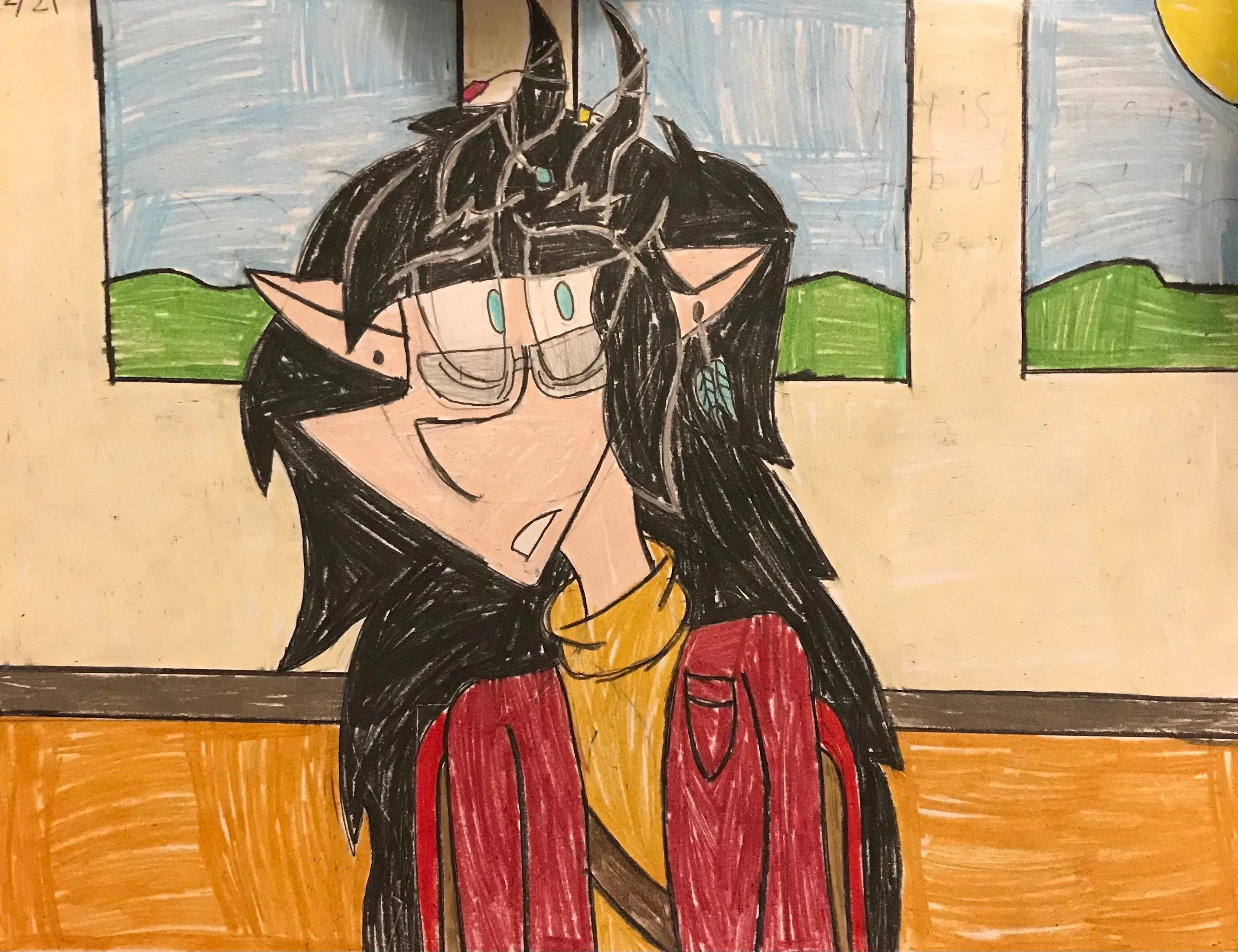 Haha library boi go brr (off-topic art | Fandom