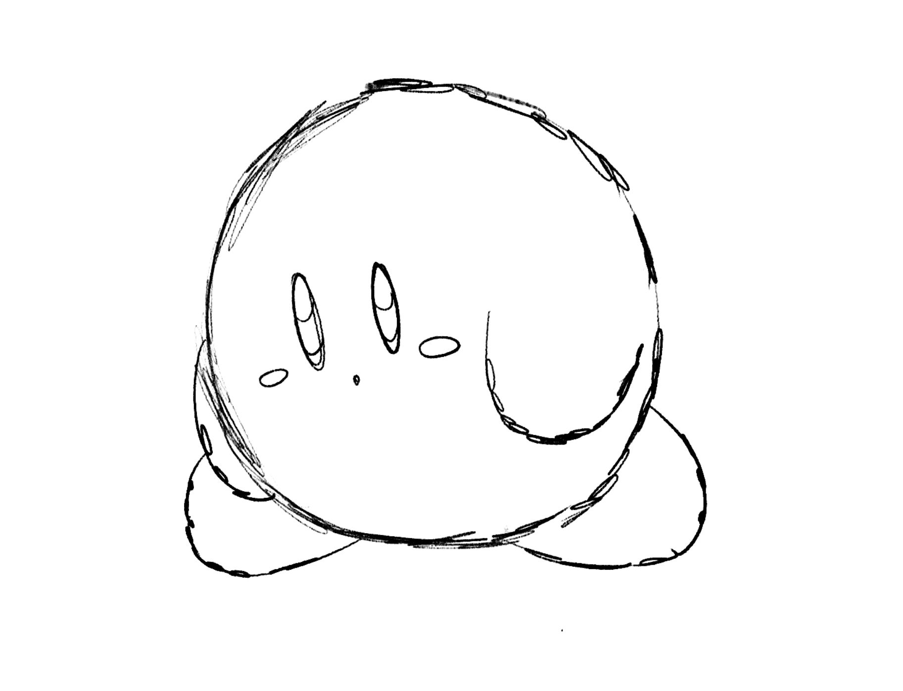 Sketch Of Kirby Because I Was Bored Fandom