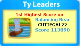 Balancing Bear | Beanieland Wiki | Fandom