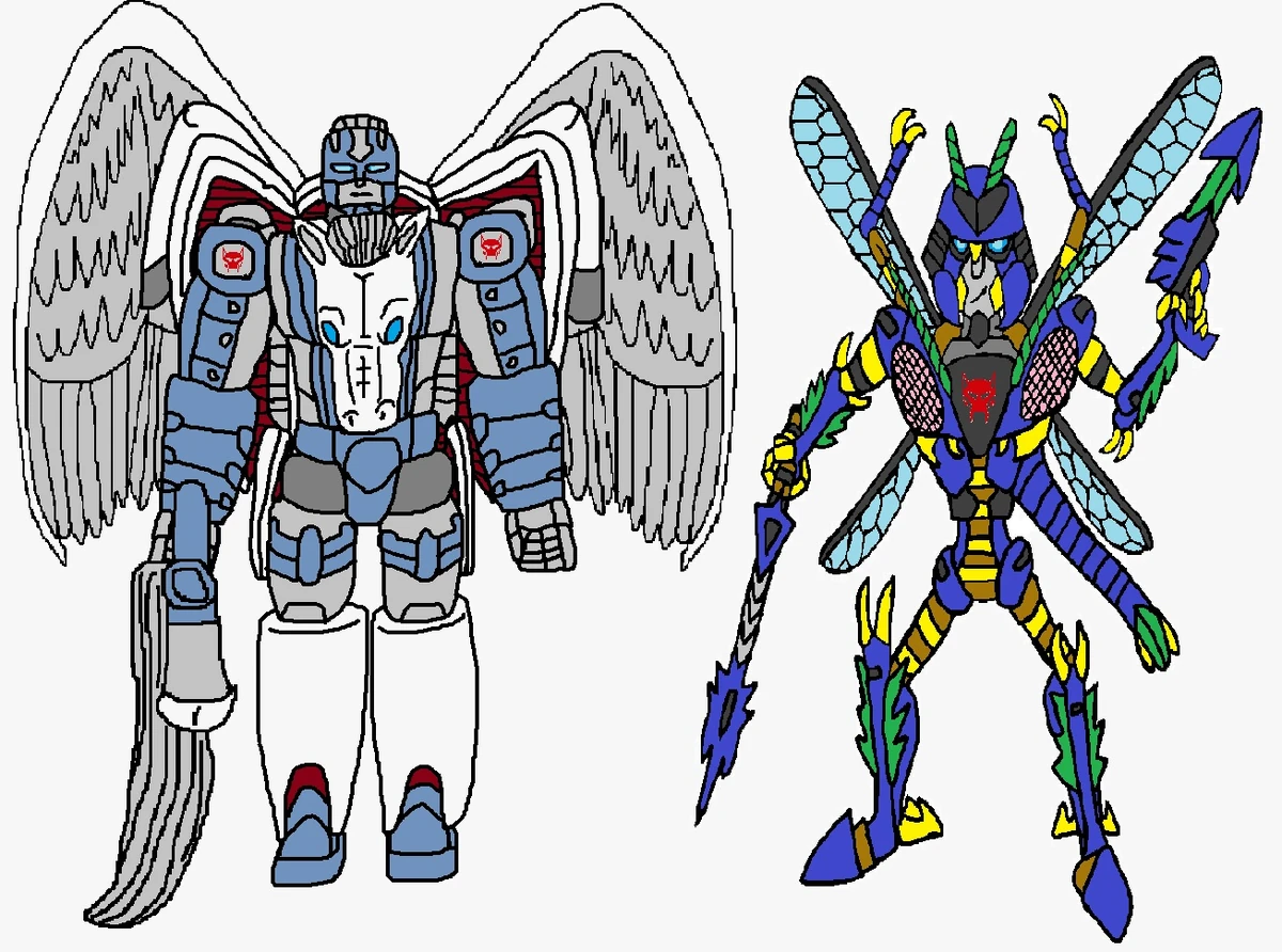 Pegasus-25 and Perseus-26 | Beast Wars Transformers Wiki | Fandom