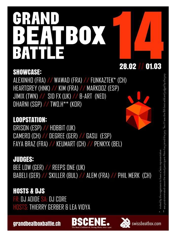 Grand Beatbox Battle 2014 | Beatbox Wiki | Fandom