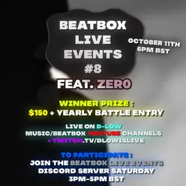 D-low Beatbox LIve Event 8 | Beatbox Wiki | Fandom