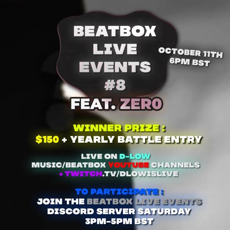 D-low Beatbox LIve Event 8 | Beatbox Wiki | Fandom
