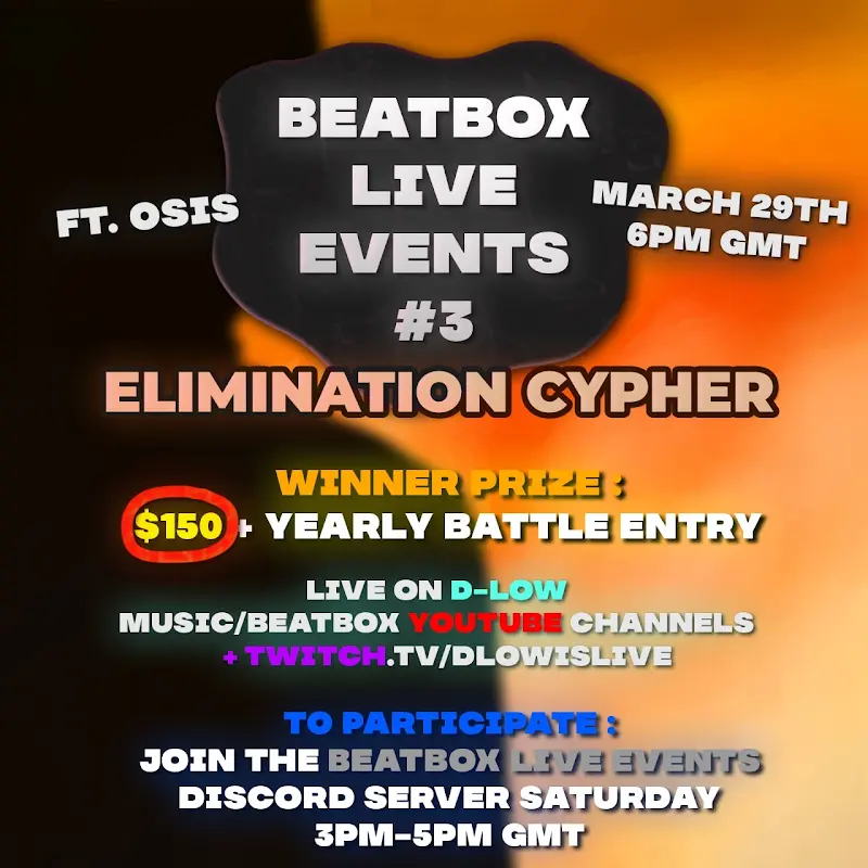 D-low Beatbox Live Event 3 | Beatbox Wiki | Fandom