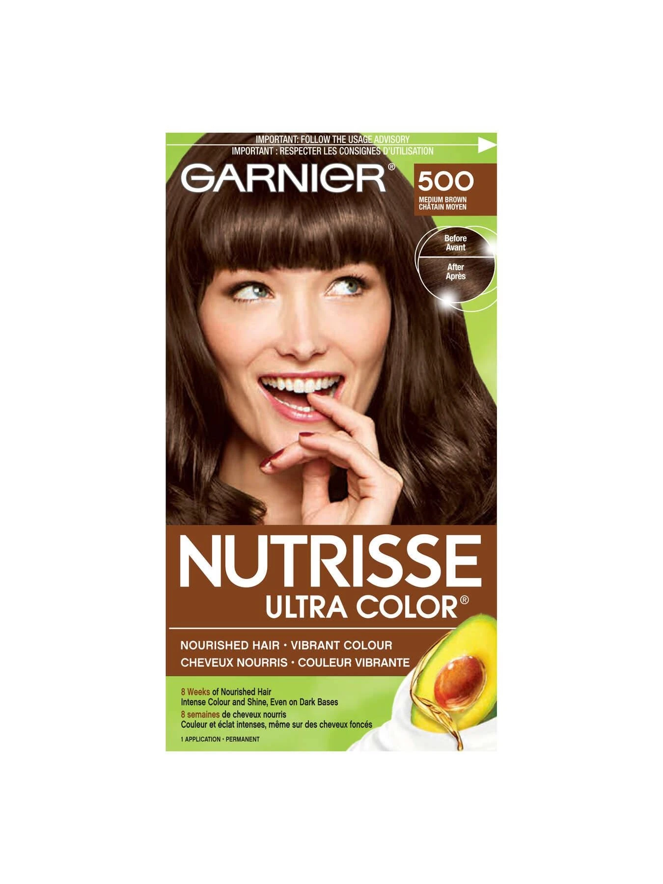 medium dark brown garnier