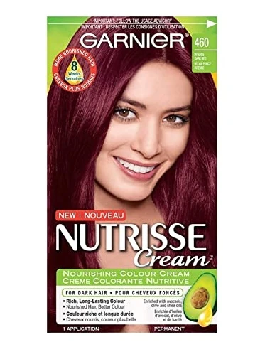 Garnier:Nutrisse Cream Intense Dark Red 460 | Beauty Lifestyle Wiki ...