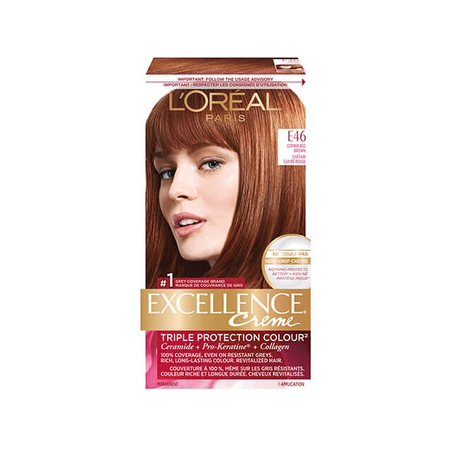 L'Oreal Paris:Excellence Creme Copper Red Brown E46 | Beauty Lifestyle ...