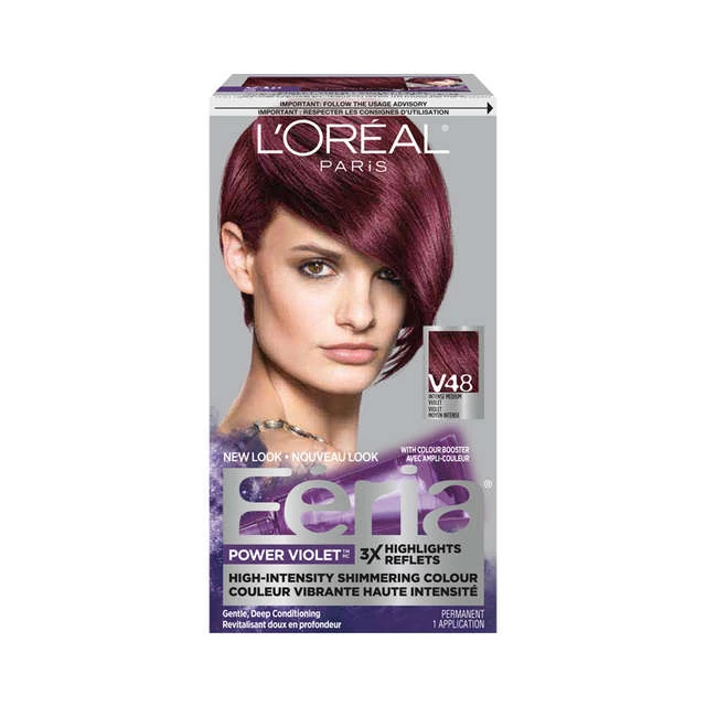 L'Oreal Paris:Feria Intense Medium Violet V48 (Violet Vixen) | Beauty ...